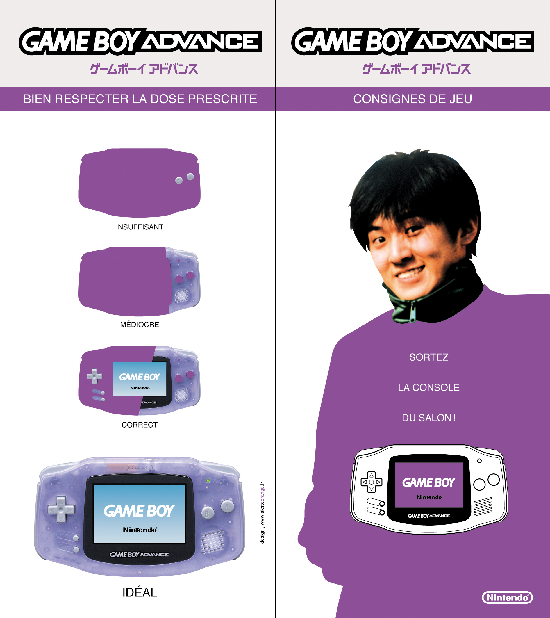 Gameboy Advance – BRICA – Designer Graphique, Directeur Artistique ...